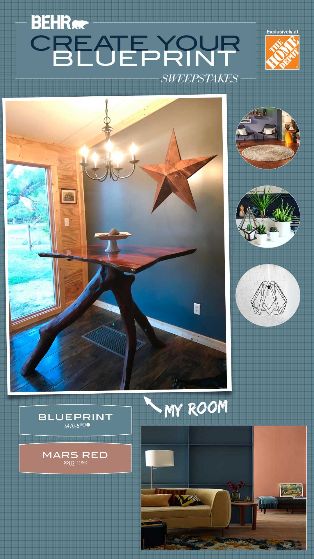 Behr - Create Your Blueprint Sweepstakes